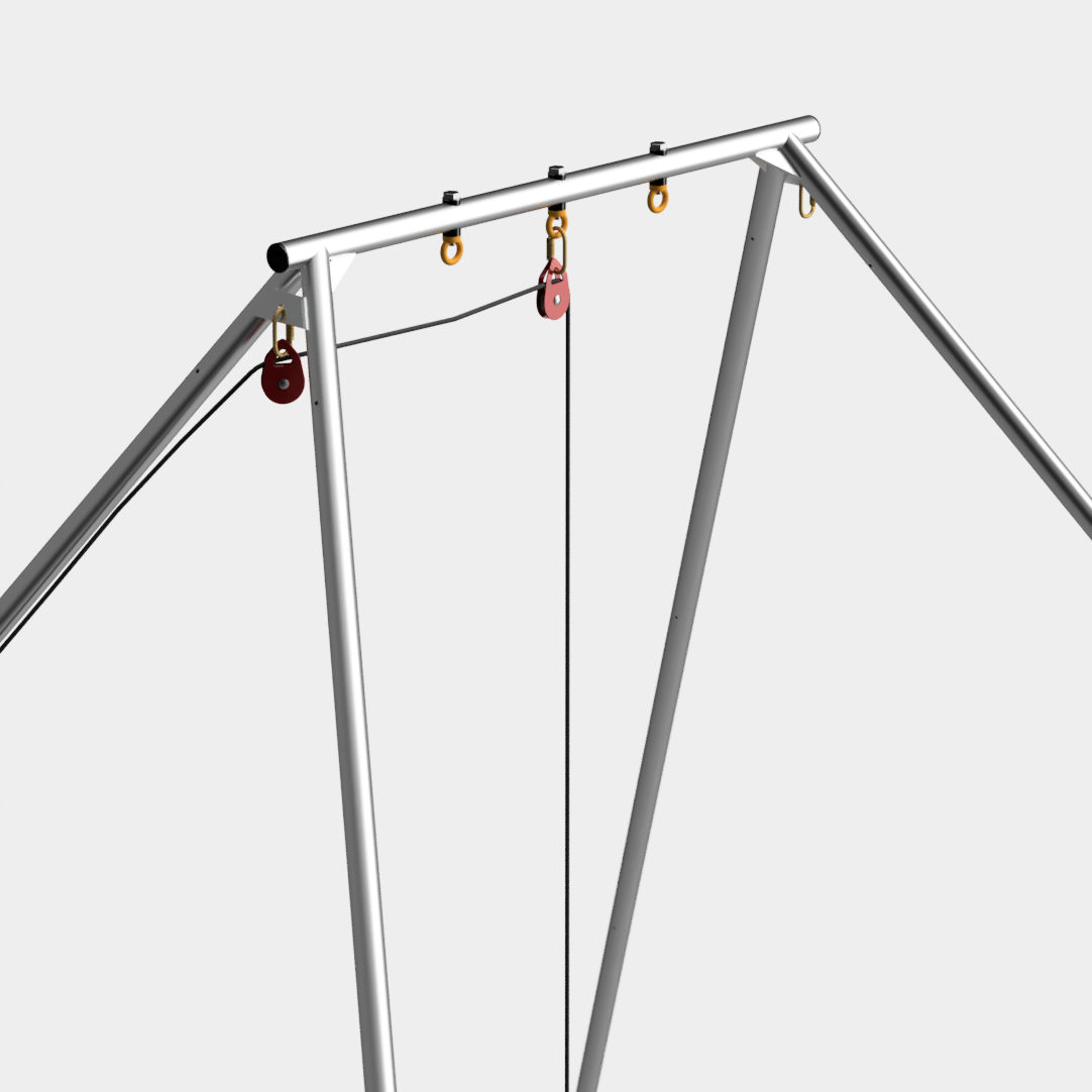 BigRig XL Pulley Rigging System - 6.5m - single point rigging