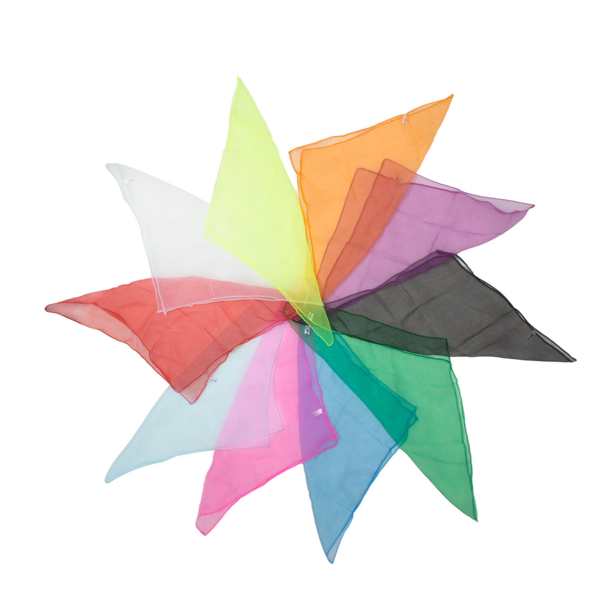 Firetoys Juggling Scarves - Pack of 10 - Mixed – Firetoys UK