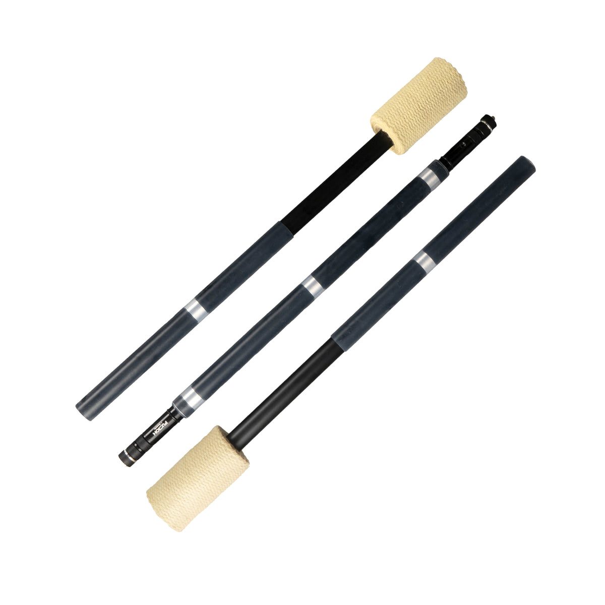 Threeworlds Fusion - 3 Part - Contact Fire Staff - Silicone Grip